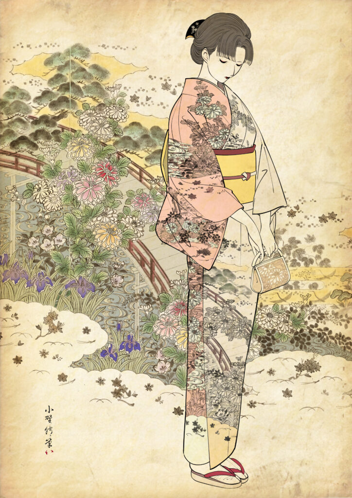 Modern ukiyo-e artist “Ono Tako” who draws from Japanese style to ...